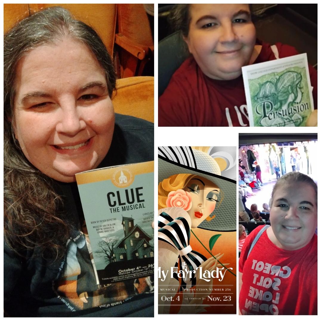 UTAH THEATRE LOG 10/9-10/11 (MY FAIR LADY, PERSUASION, CLUE: THE ...